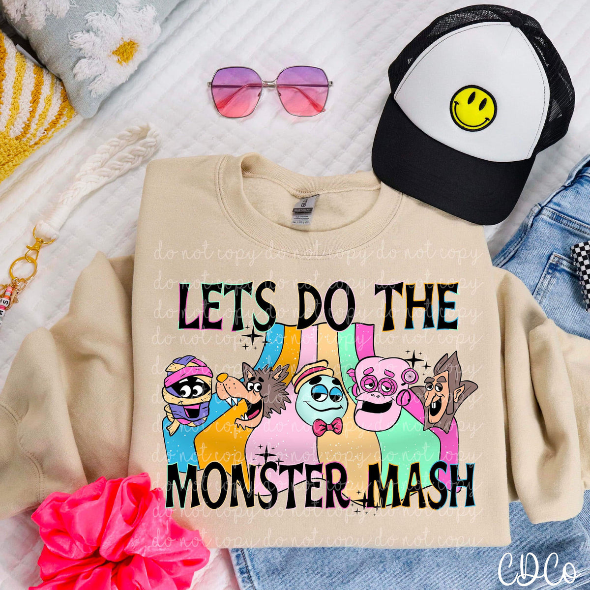 Lets Do the Monster Mash Rainbow Slide DTF – Chase Design Co.