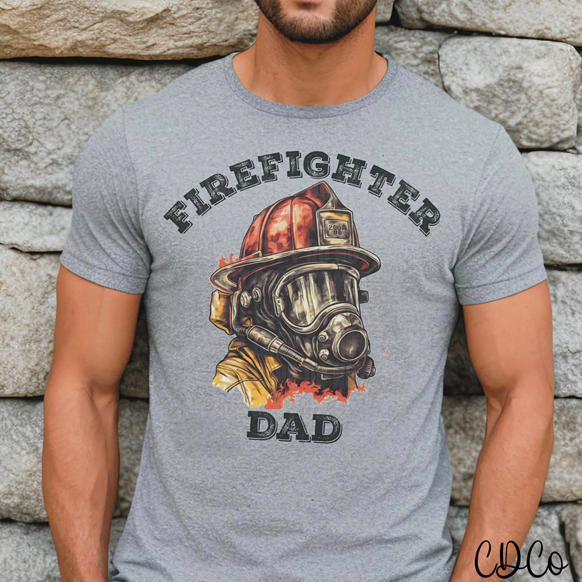 Firefighter Dad DTF – Chase Design Co.