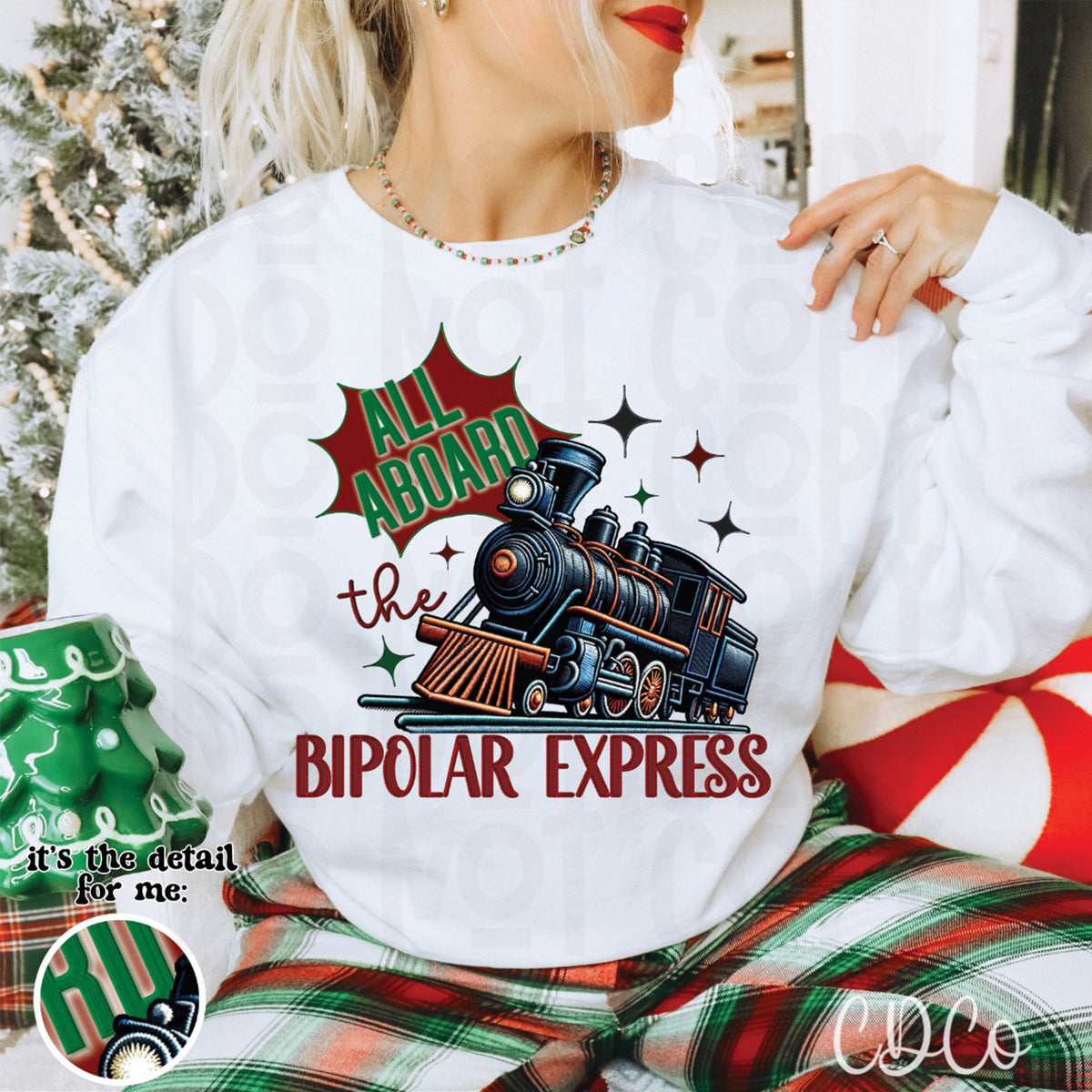 All Aboard The Bipolar Express DTF – Chase Design Co.