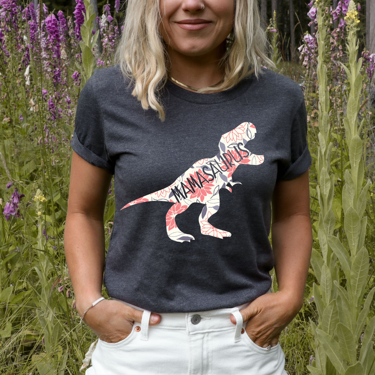 Floral Mamasaurus DTF – Chase Design Co.