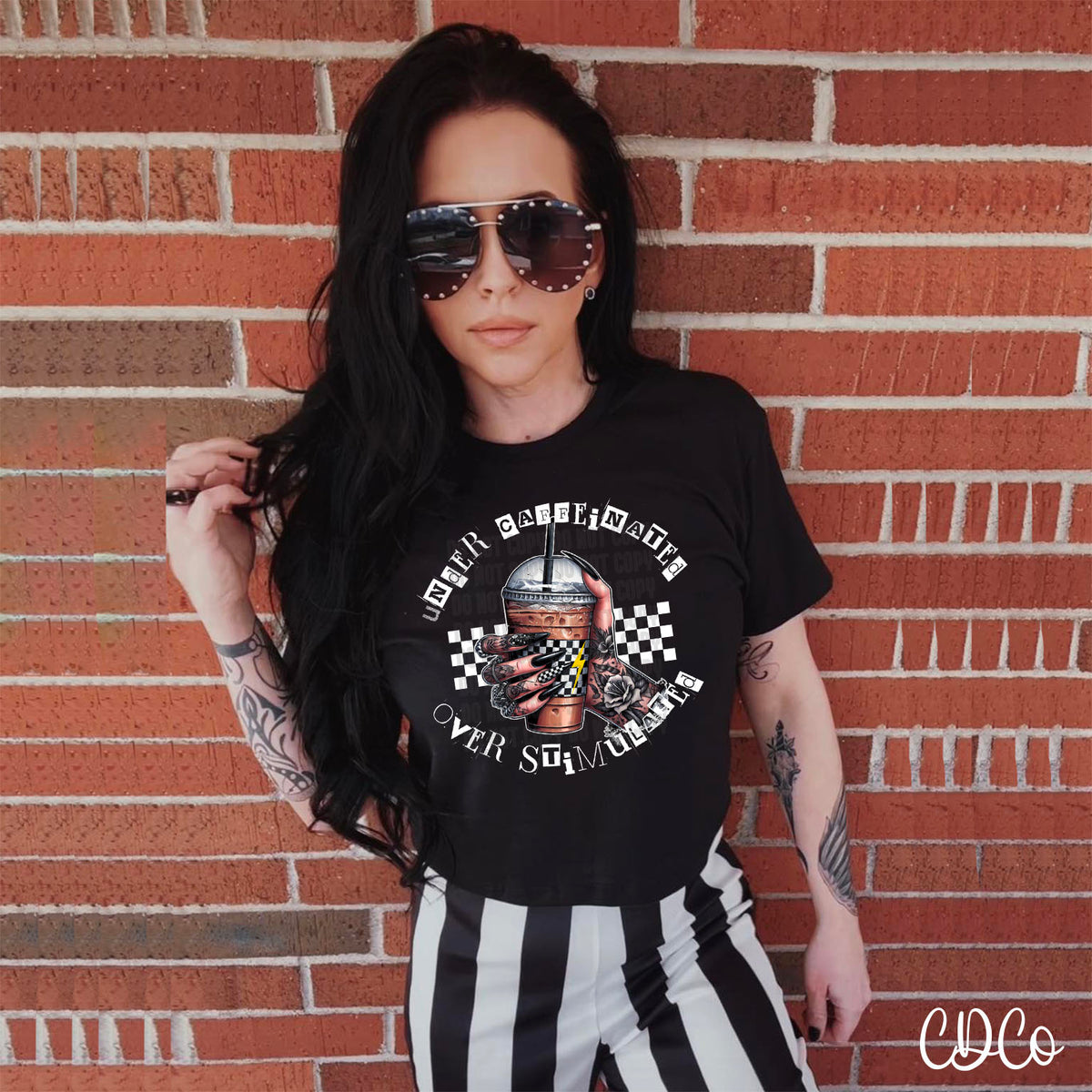 Under Caffeinated Over Stimulated DTF – Chase Design Co.