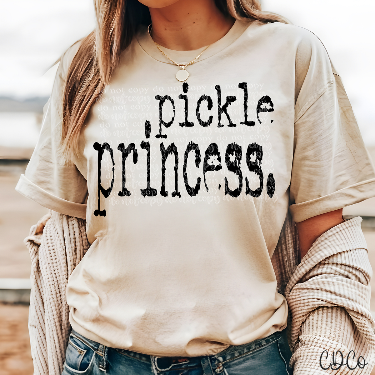 Pickle Princess Typo 3957 DTF – Chase Design Co.