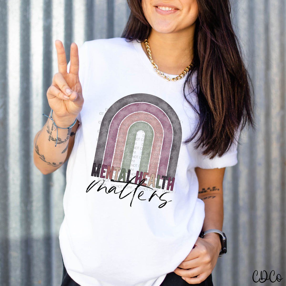 Mental Health Matters Rainbow DTF – Chase Design Co.