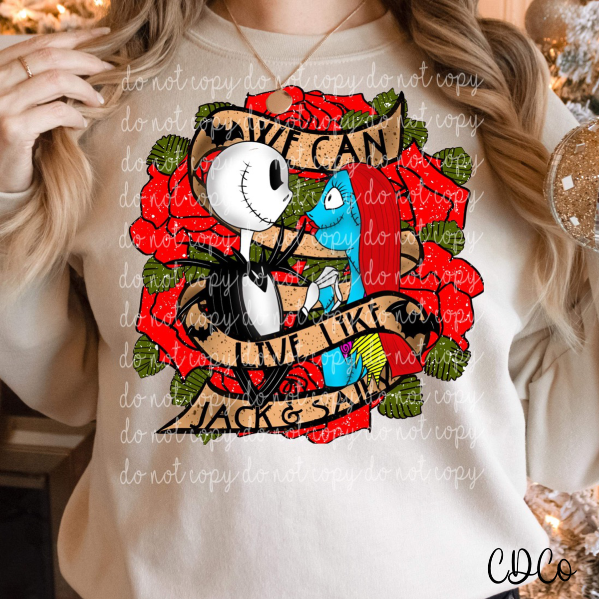 We Can Live Like Jack & Sally NBC DTF – Chase Design Co.